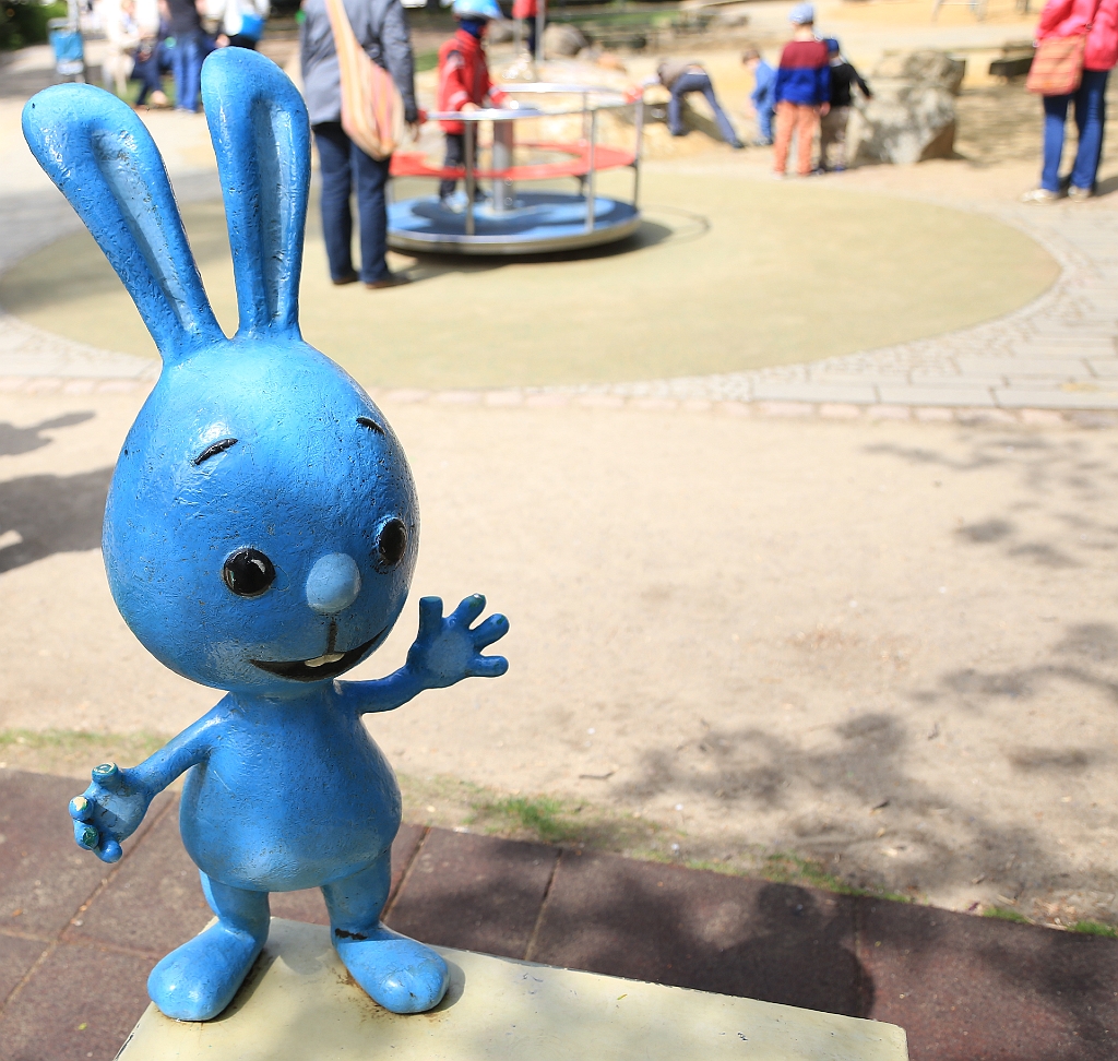 Erfurt: five KiKa character sculptures | Fotoeins Fotografie
