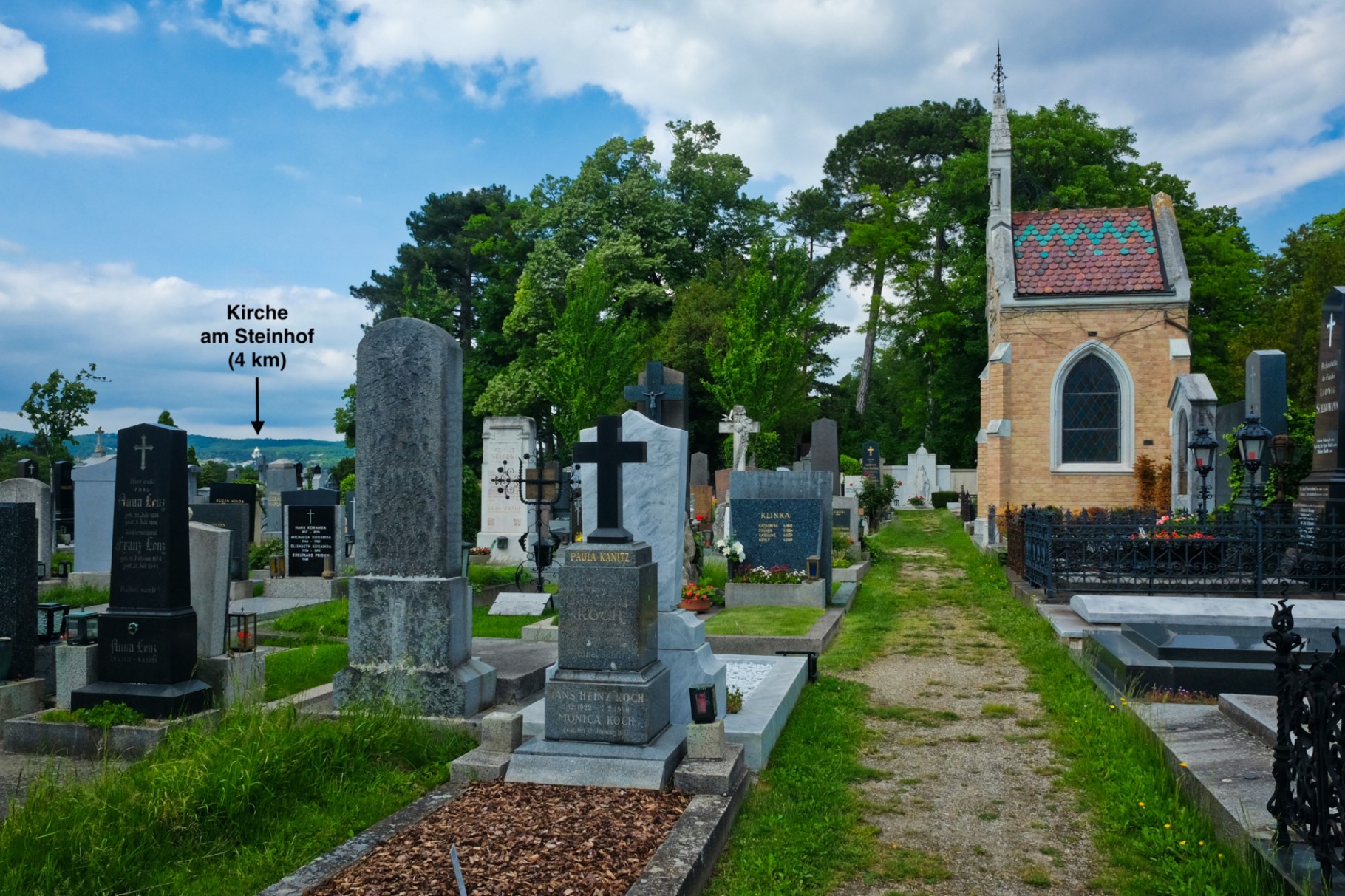 Vienna Hietzing Cemetery: Grillparzer, Klimt, Moser, Wagner | Fotoeins ...
